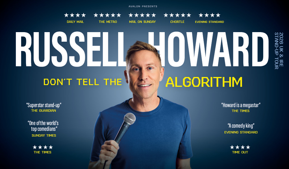 Russell Howard - Don't Tell The Algorithm - Ipswich Regent Theatre