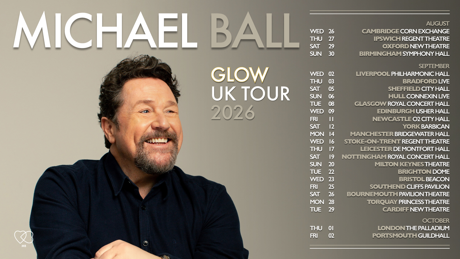 Michael Ball The Glow UK Tour - Ipswich Regent Theatre