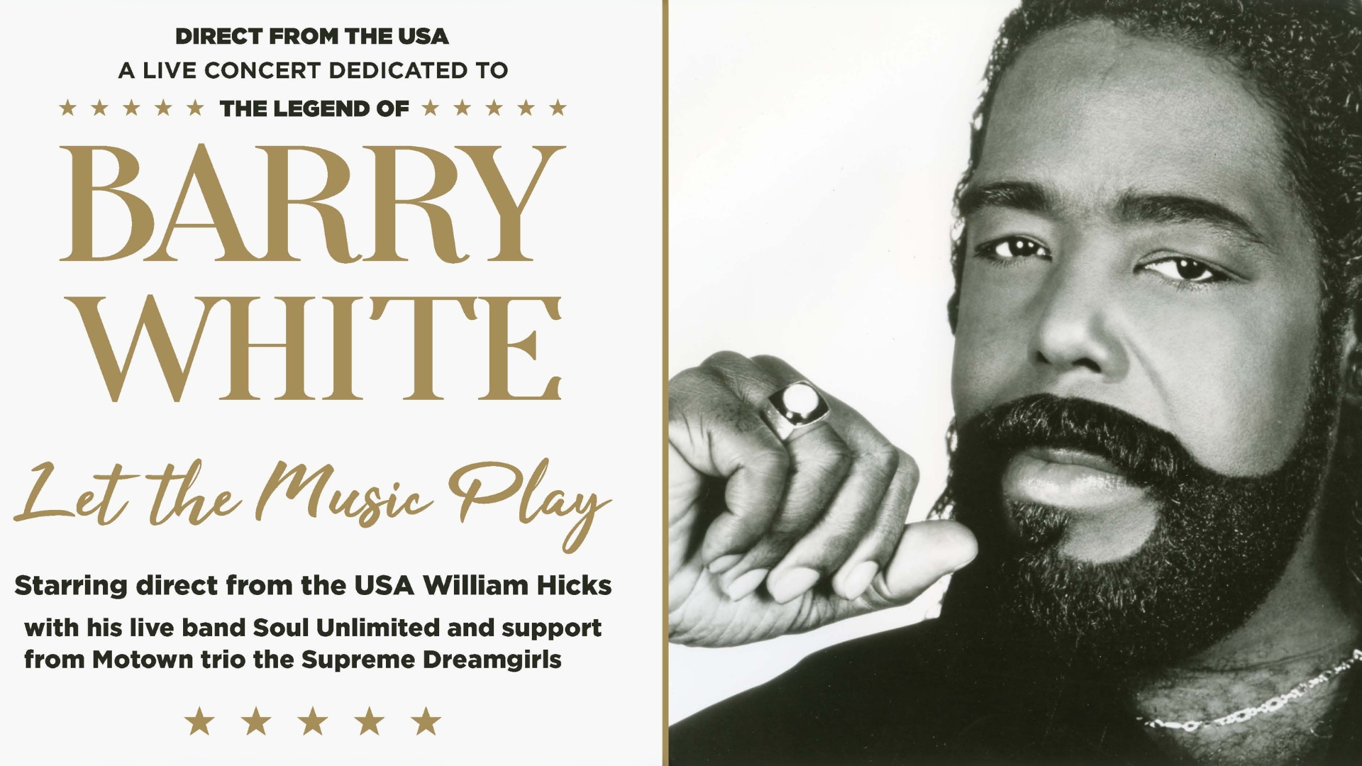 The Legend of Barry White - Ipswich Corn Exchange